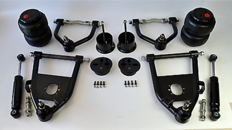 Mustang 2 II IFS Tubular Control Arms Air Bags Upper And Lower Shocks ...