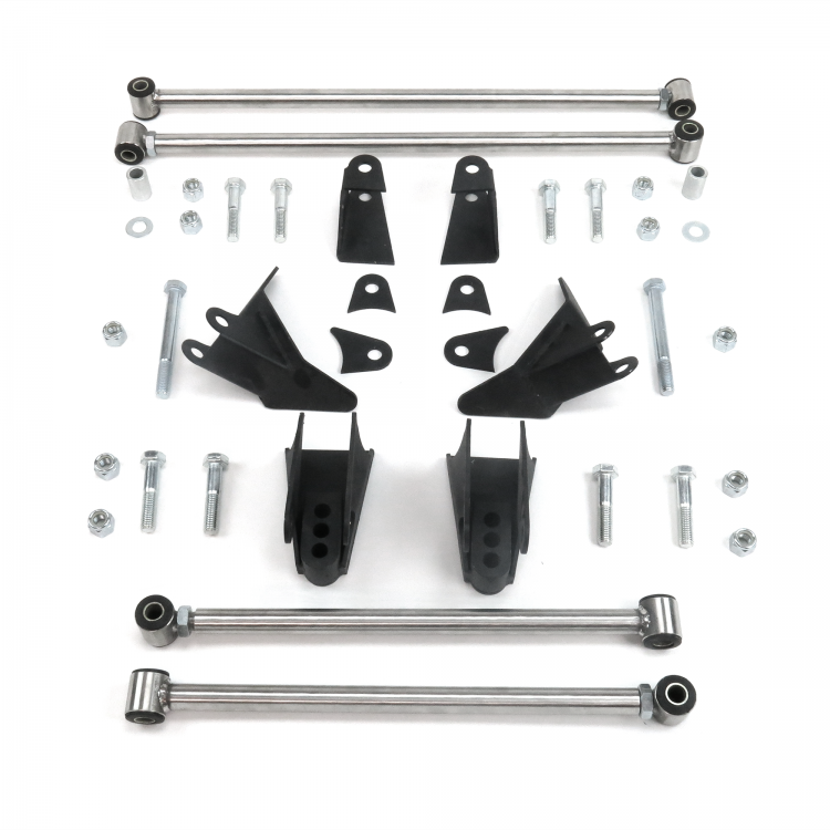 1949 - 1954 Chevy Bel Air Triangulated Rear Suspension Four 4 Link Kit ...